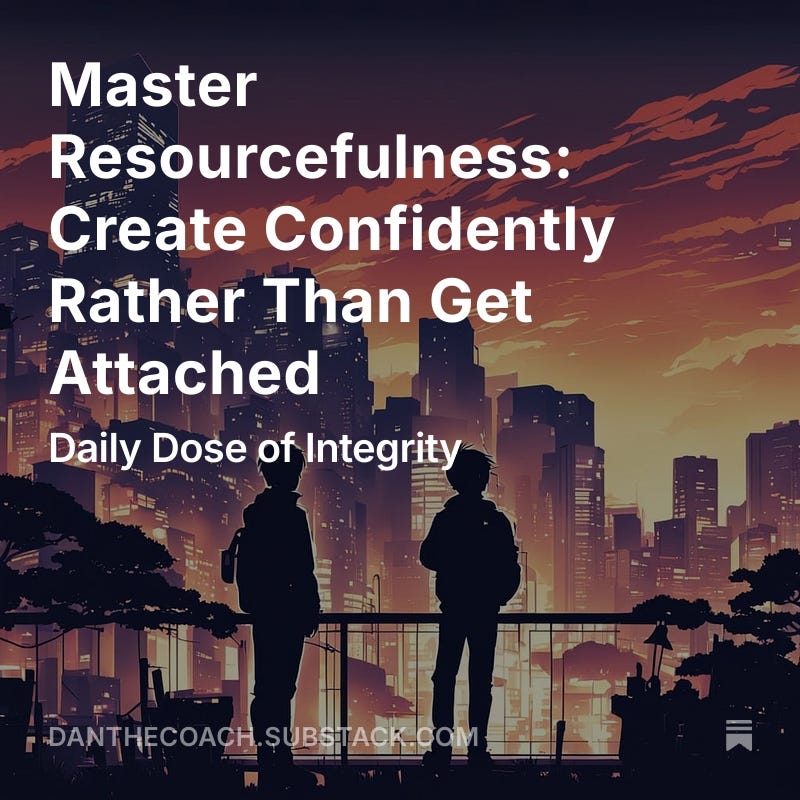 Master Resourcefulness: Create Confidently Rather Than Get Attached ...