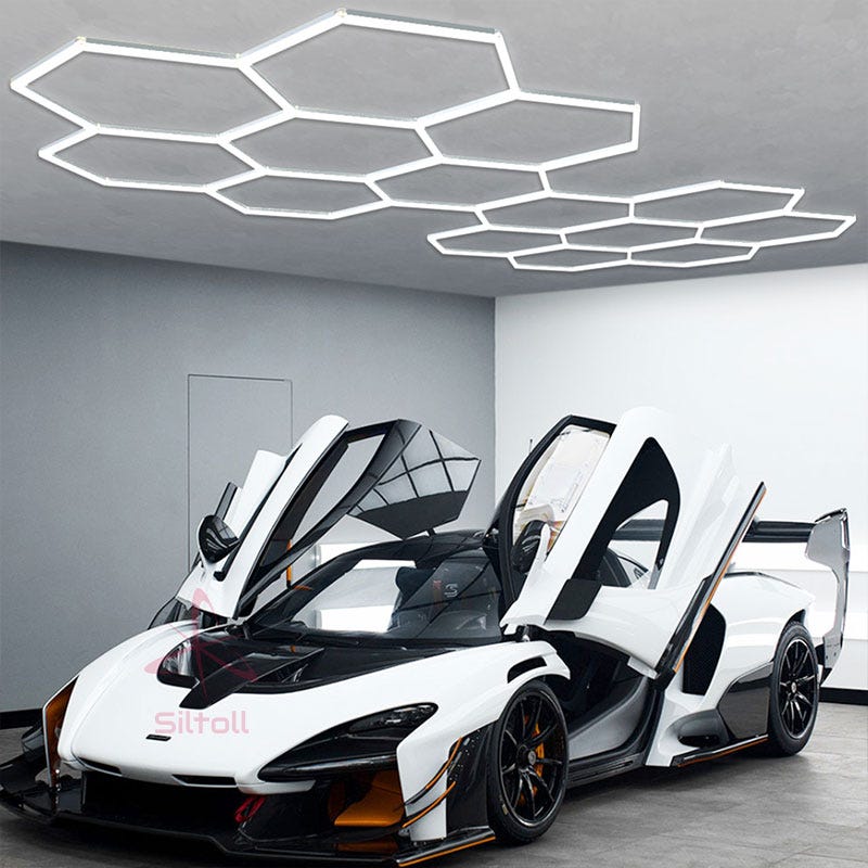 Hexagonal Light Fixture: Switzerland’s Customer Garage Hexagon Auto ...