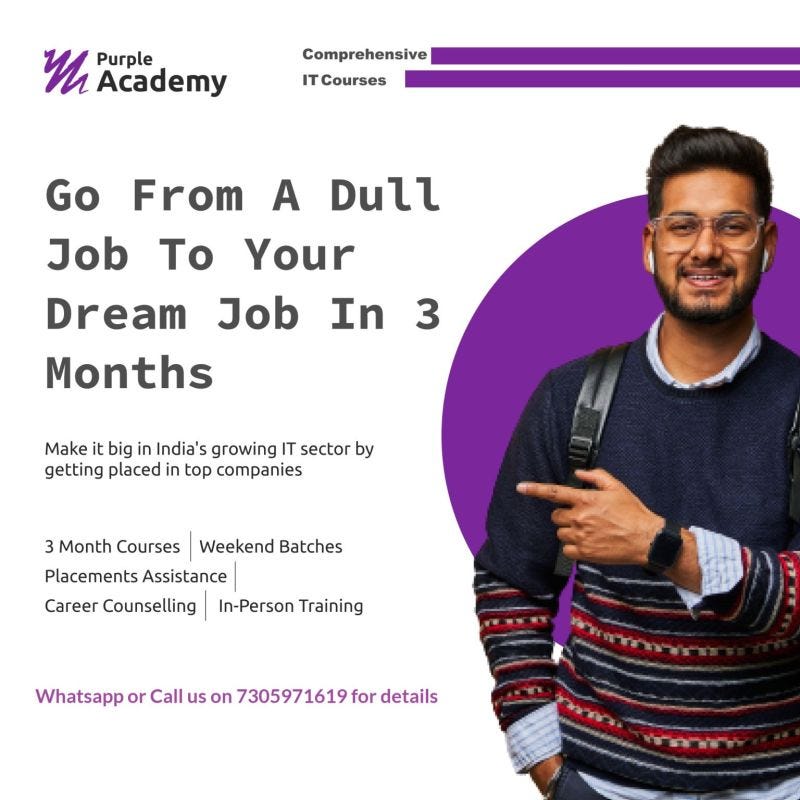 Software engineering courses. Purple Academy is a premier institution ...