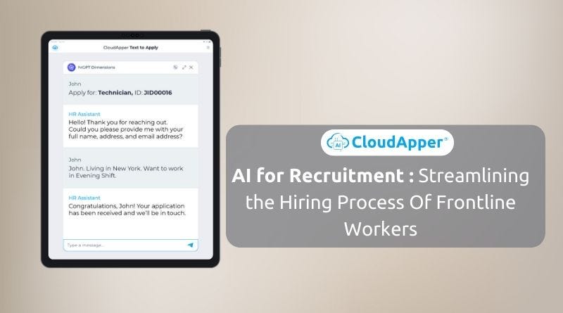 Ai For Recruitment Streamlining The Hiring Process Of Frontline