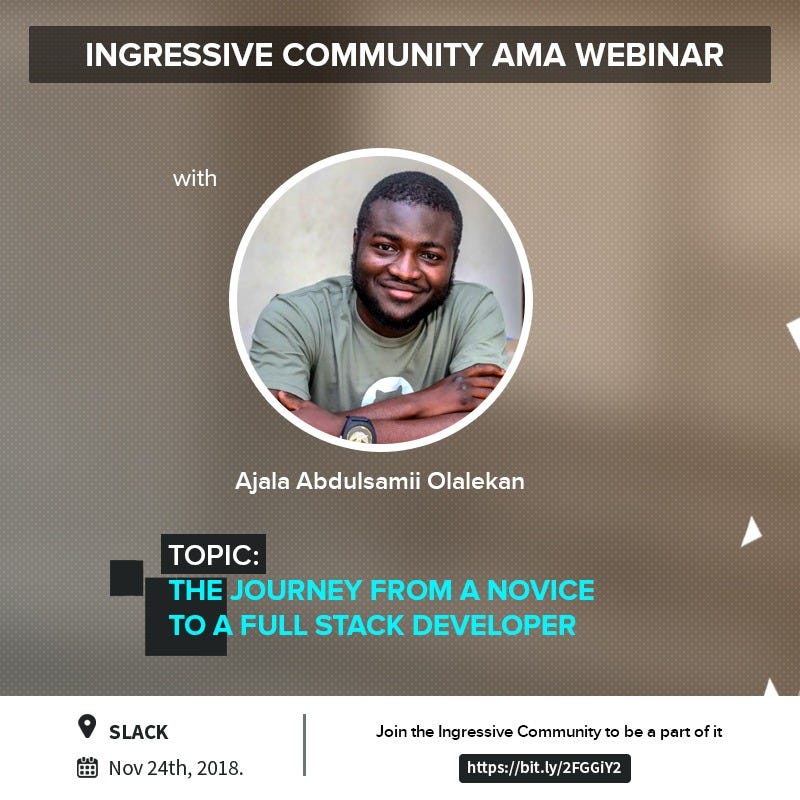 The journey from a Novice to a full stack developer | by Ingressive ...