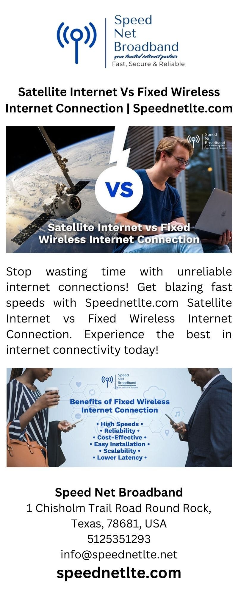 Satellite Internet Vs Fixed Wireless Internet Connection | Speednetlte.com - Sppednetbroadband ...