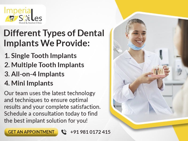 Dental Implants: A Path Paved towards a Refreshing Smile | by Imperial ...