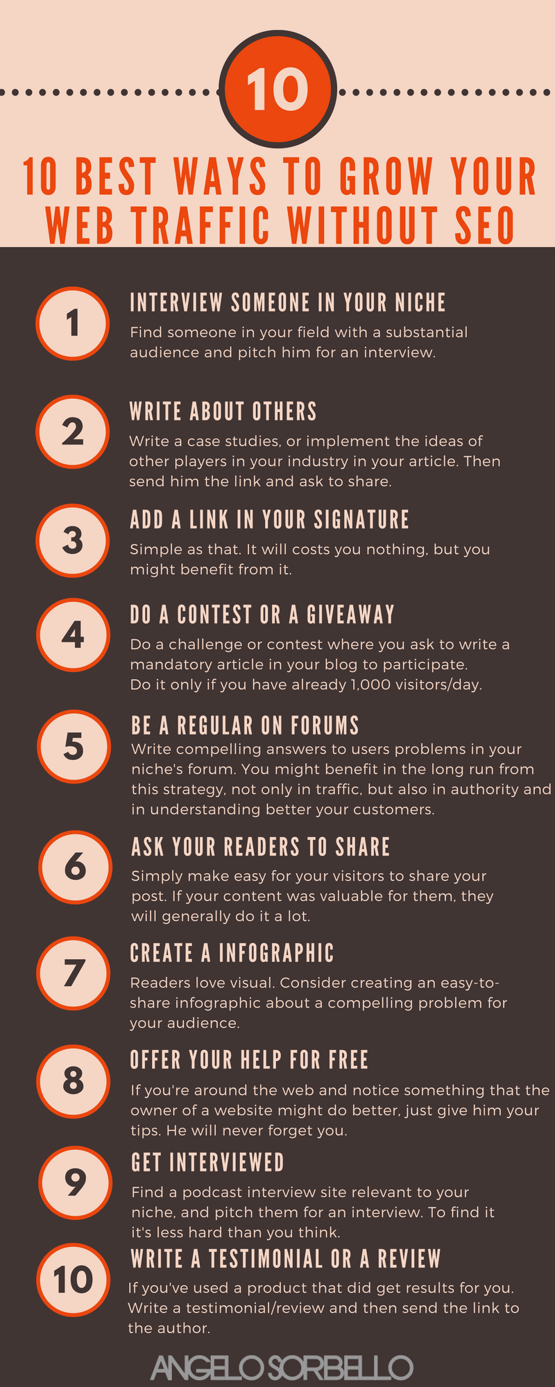 10 Best Ways To Grow Your Web Traffic Without SEO (Infographic) | by ...