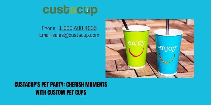 Custacup’s Pet Party: Cherish Moments with Custom Pet Cups - Ryan James ...