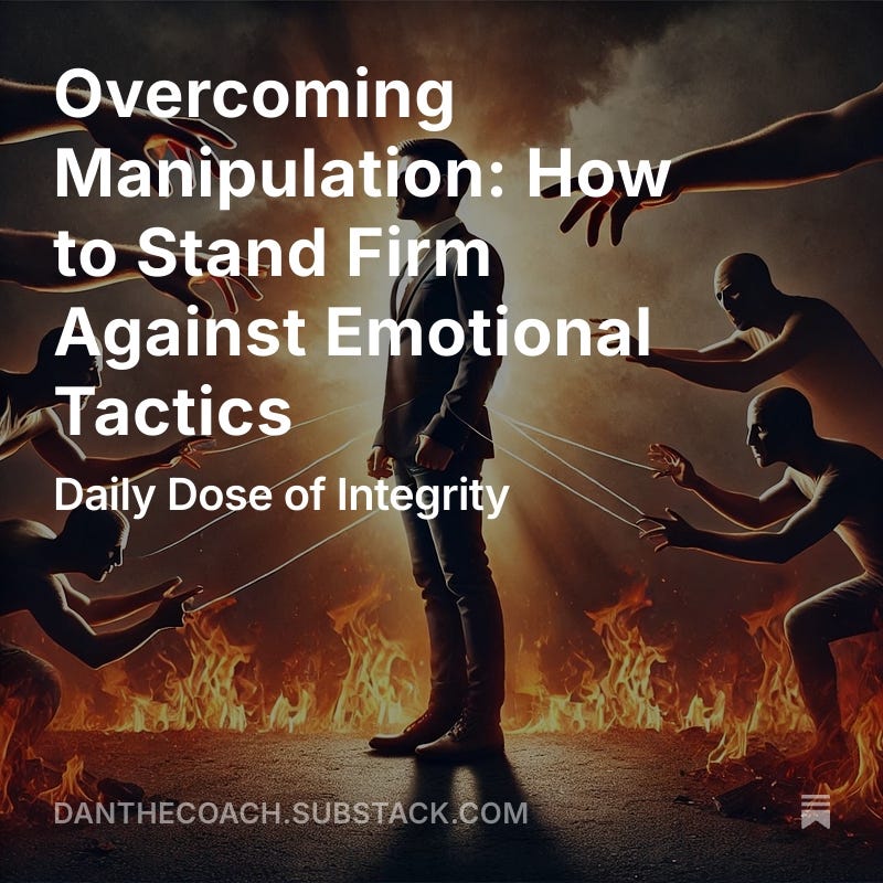 Overcoming Manipulation: How to Stand Firm Against Emotional Tactics ...