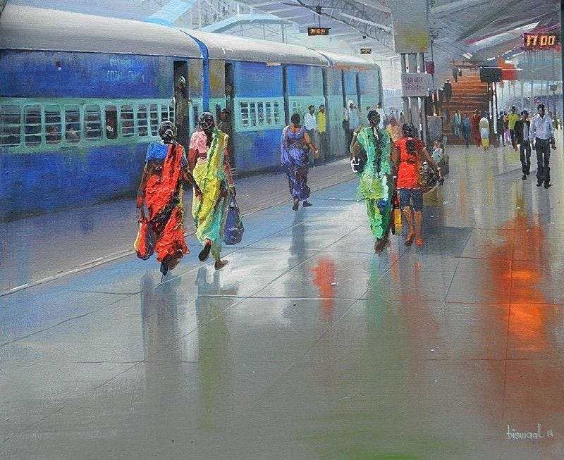 Train. I really love the sound track of train… | by SHINKITA NEGI | Medium