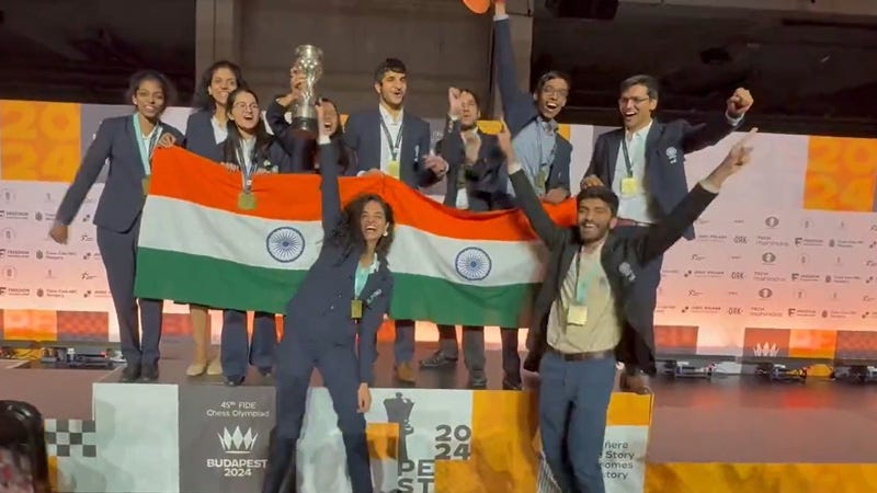India made History at the 45th FIDE Chess Olympiad - Cricket Live Line ...