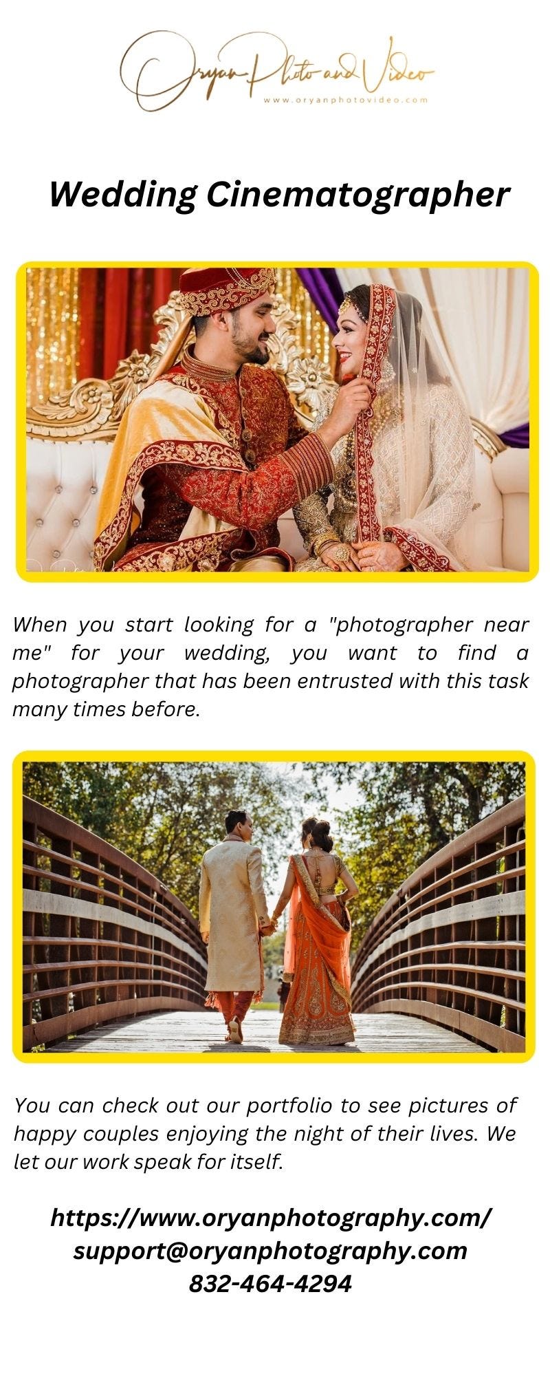 Wedding Cinematographer - oryanpho tography - Medium