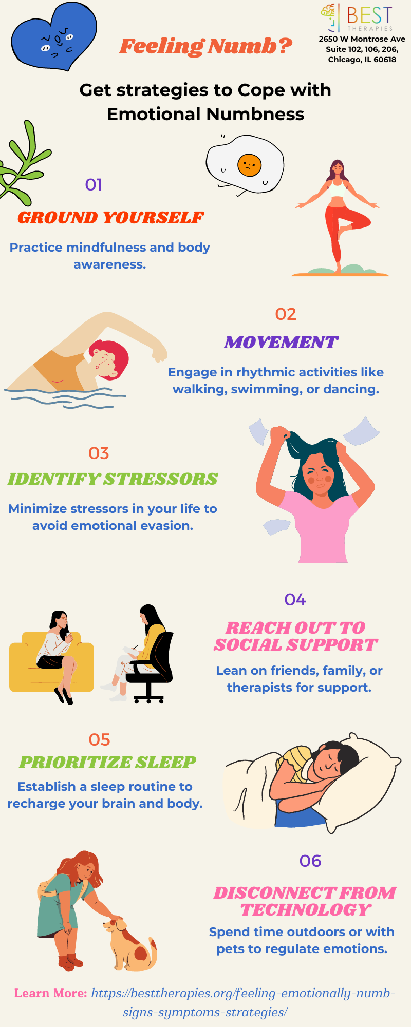 Proven Strategies To Cope With Emotional Numbness! - Best Therapies, Inc - Medium