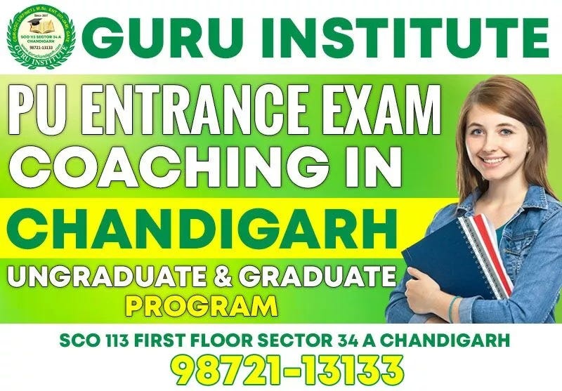 PU CET Coaching in Chandigarh - Guru Institute - Medium