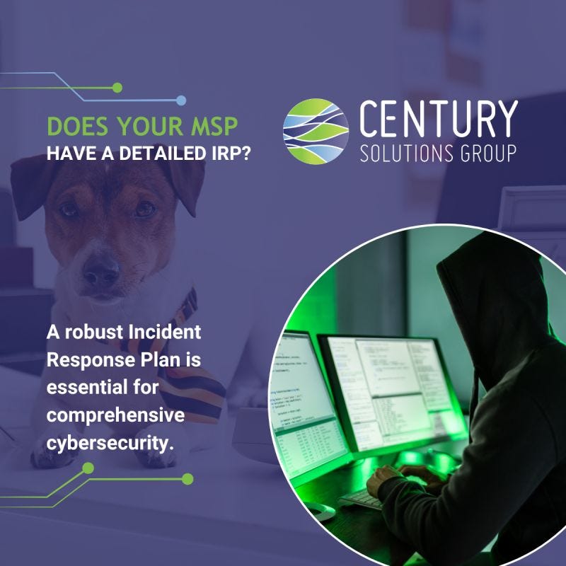 Incident Response Plan(IRP) - Century Solutions Group - Medium