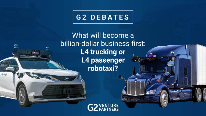 G2 Debate Series: What will become a billion-dollar business first — L4 ...