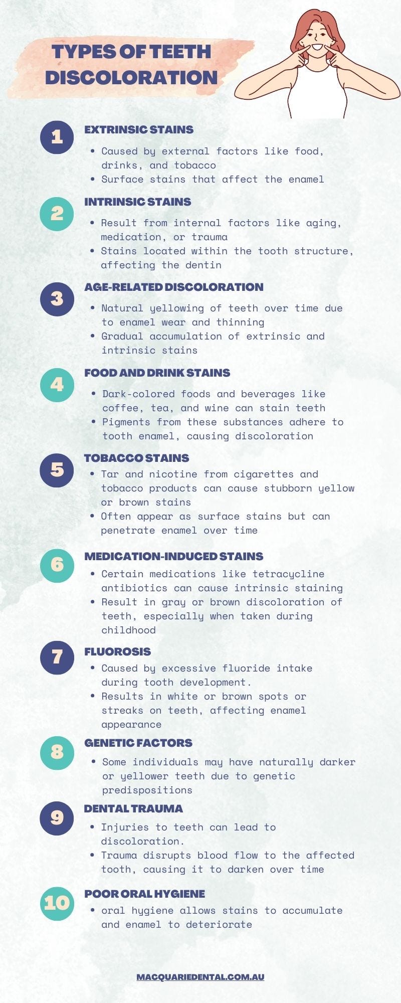 Types of Teeth Discoloration Due to Various Reasons | Medium