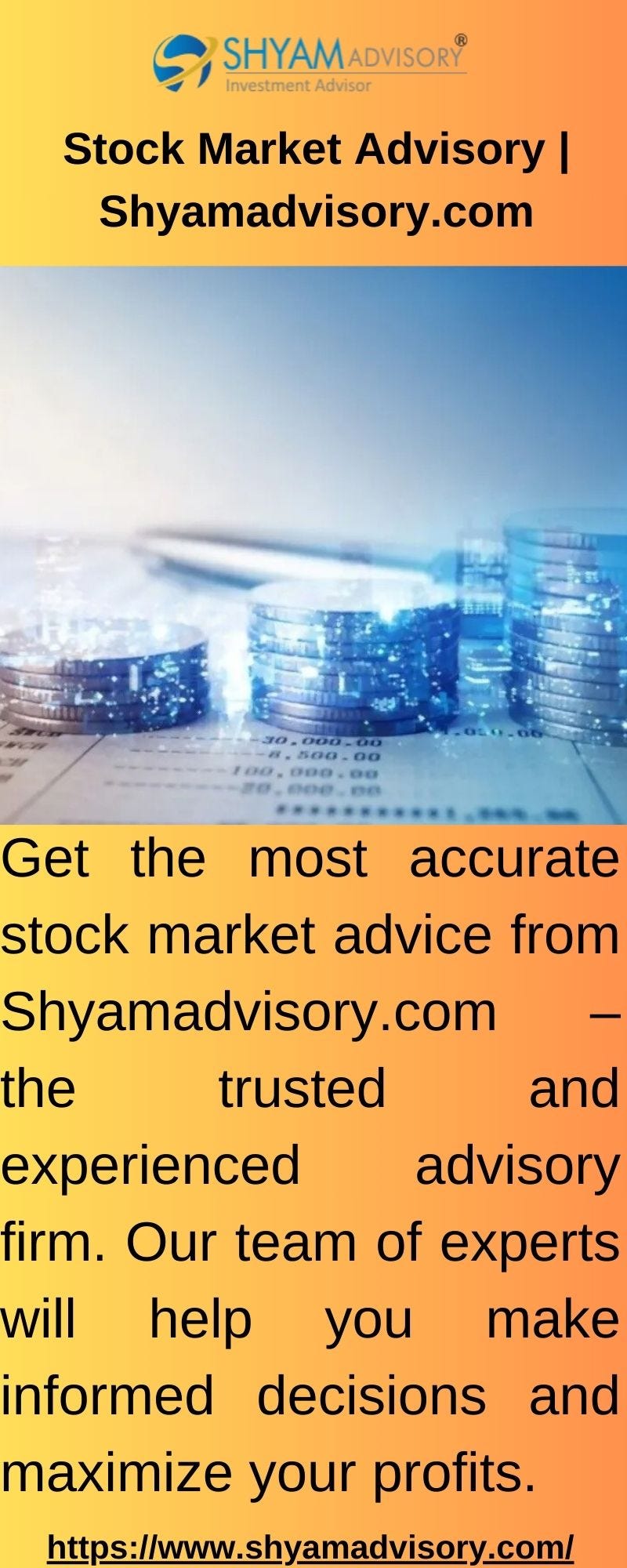 Stock Market Advisory | Shyamadvisory.com - Shyam Advisory Limited - Medium