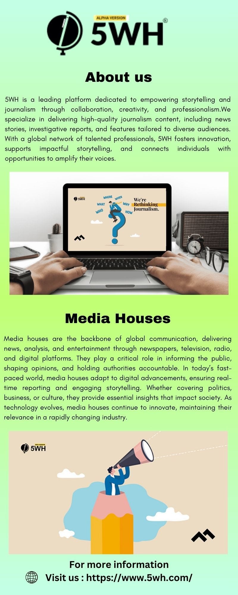 Media Houses and 5wh.com: Revolutionizing News Content - 5WH - Medium