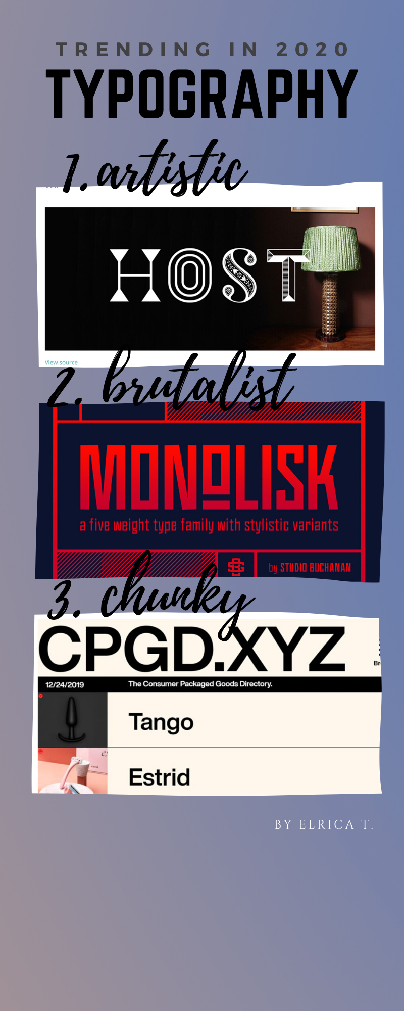 3 font trends in 2020. I created the infographic below as a… | by ...