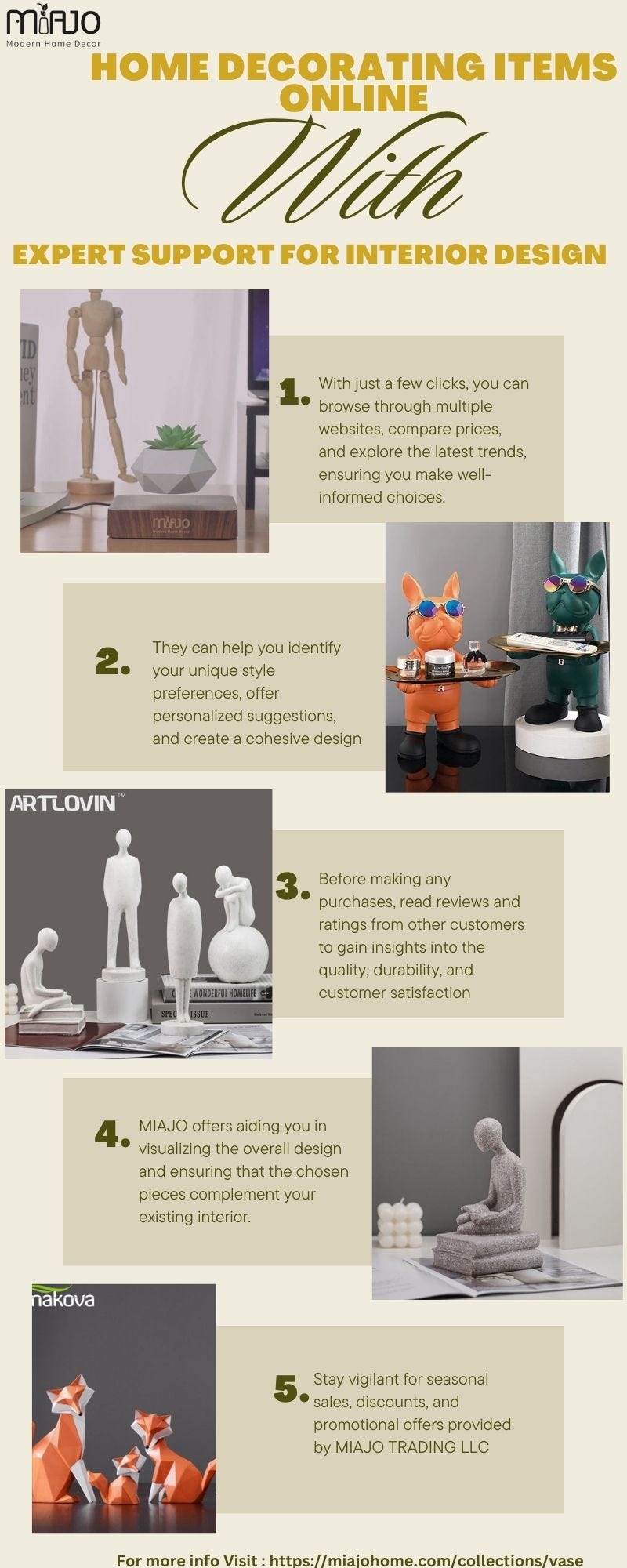Home Decorating Items Online For Sale - MIAJO TRADING LLC - Medium