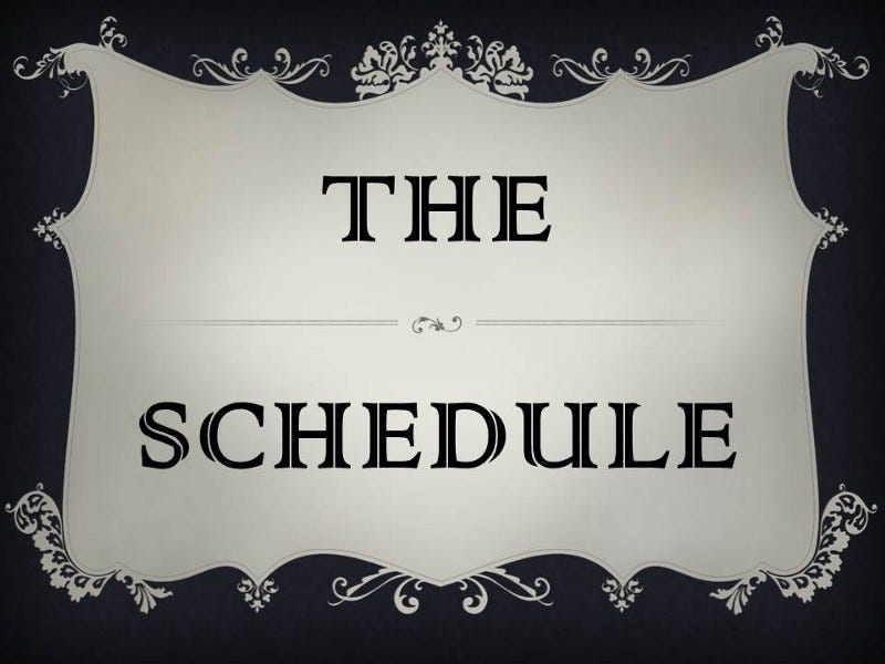 Chapter 2 — Schedule. The best way to predict the future is… | by Jonathan Jackson | W3Develops ...