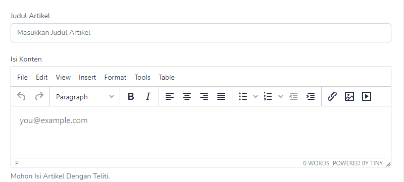 Tutorial Integrasi Tinymce 5 Full Featured Dan Laravel File Manager