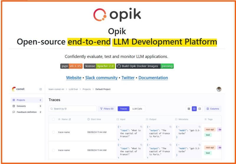 Opik: Your Go-To Toolkit for Monitoring and Enhancing LLM Applications | by vidyasagar | Jan ...