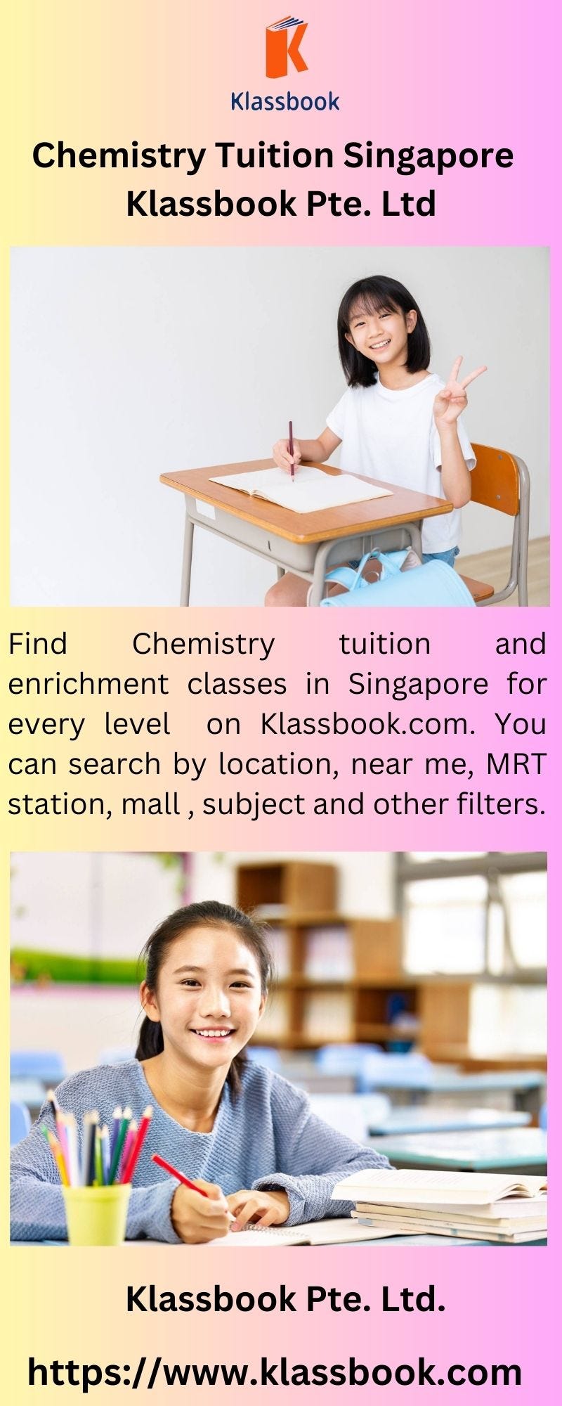 Chemistry Tuition Singapore | Klassbook Pte. Ltd - Klass book - Medium