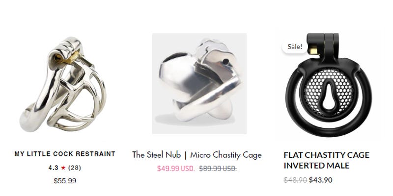 The Choice of Small Chastity Cages | Medium