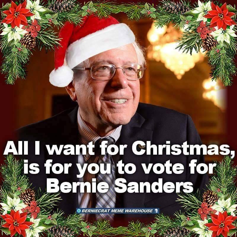 Santa, Who? Bernie’s Coming to Town! | by Rebecca Aguilar | Medium