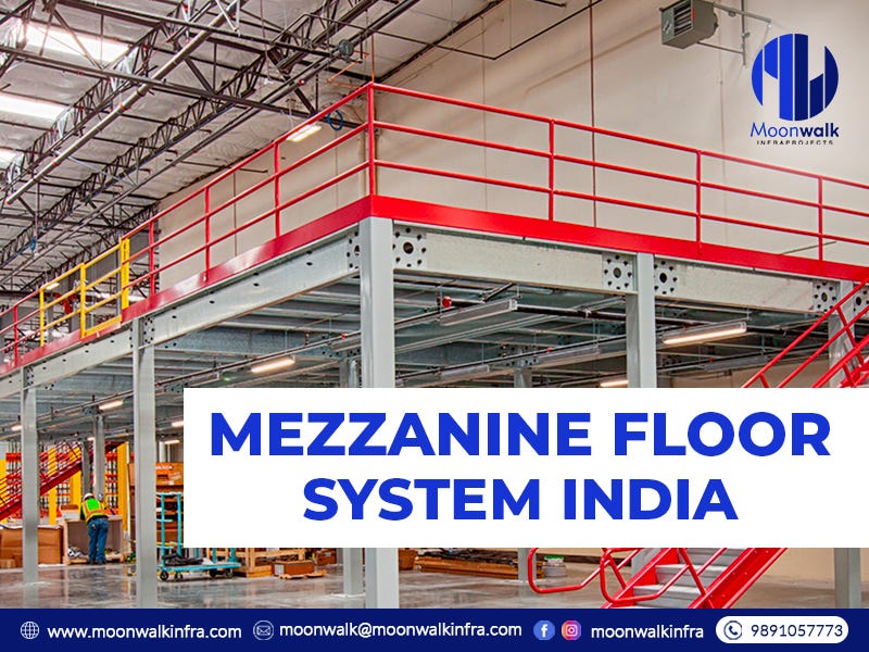 Mezzanine Floor System India - Moonwalkinfra - Medium