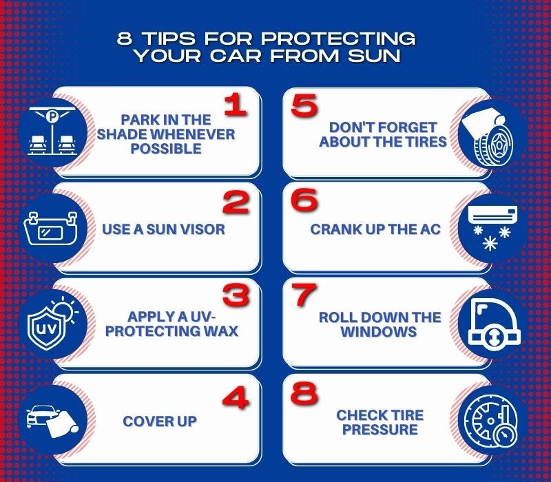 8 Tips for Protecting your Car from Sun - Theautowarehouse - Medium
