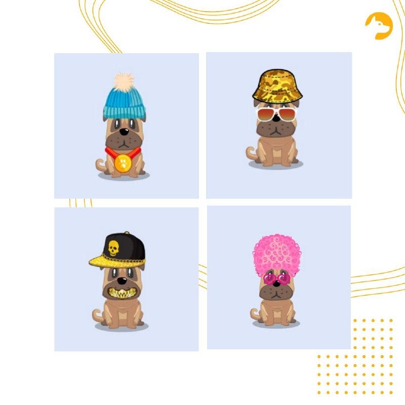 Don’t forget to pimp up your Dog 🎩 We have 100+ fun accessories, your ...