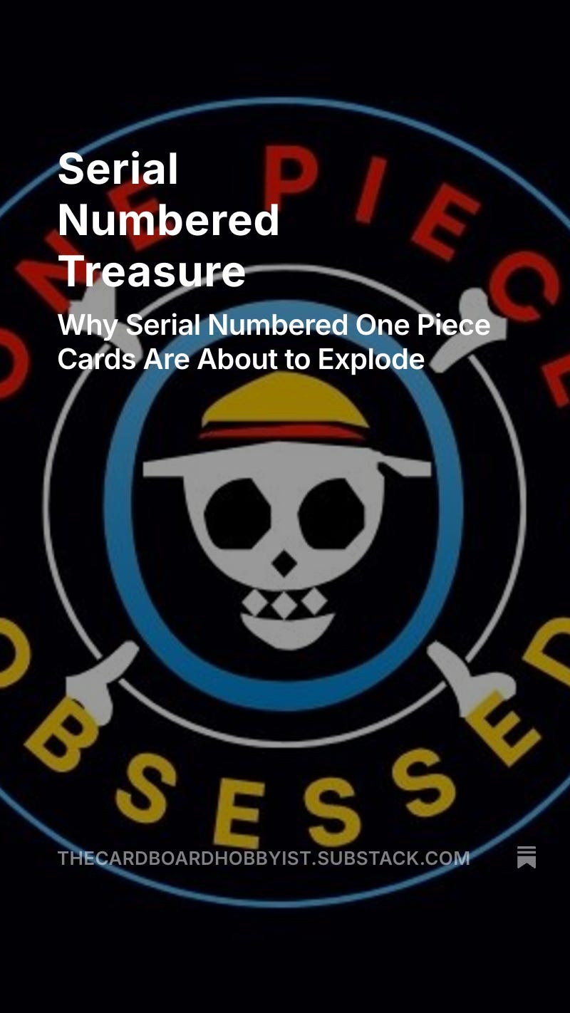 Serial Numbered Treasure. Why Serial-Numbered One Piece Cards Are… | by ...