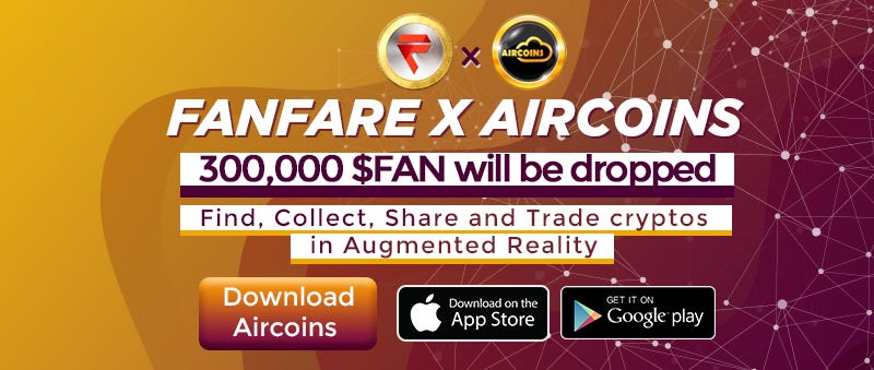 Fanfare X Aircoins. 300,000 $FAN will be dropped this… | by Fanfare ...
