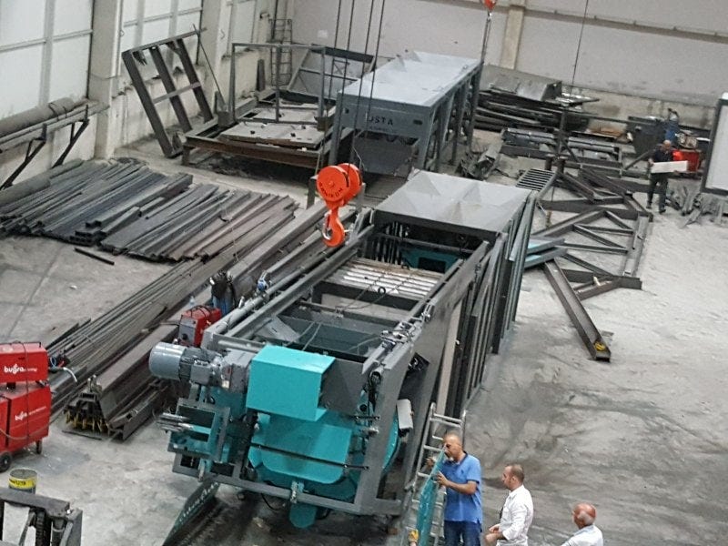 HWK C-60 Compact Type Concrete Batching Plant - Hawk Plant - Concrete ...