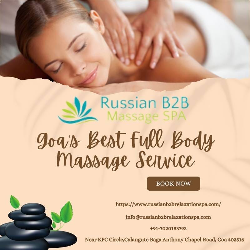 Goa’s Best Full Body Massage Service - Russian B2B Massage SPA - Medium