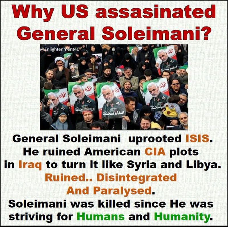 Why US assasinated General Soleimani? | by mohammad abedini | Medium
