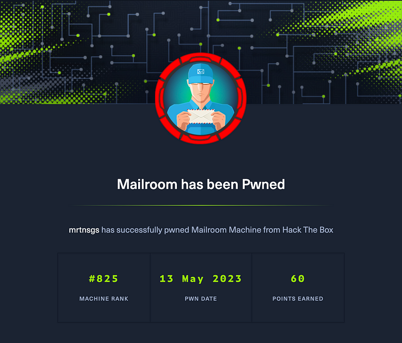 HackTheBox — Writeup Mailroom [Retired] | by Guilherme Martins | Medium