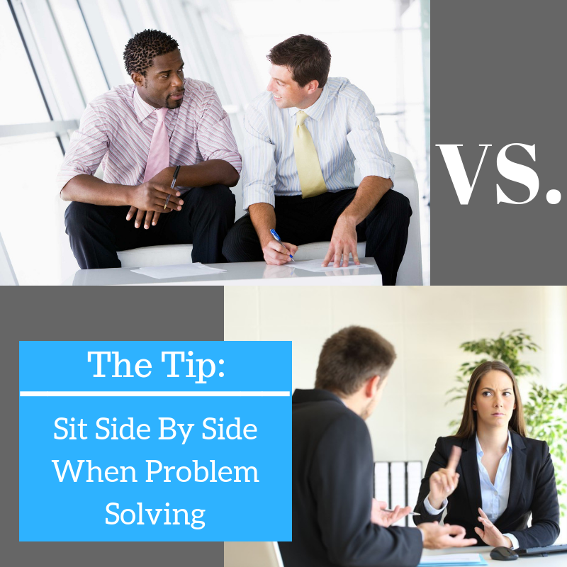 Sit Side By Side When Problem Solving | by Brian Ford | Medium