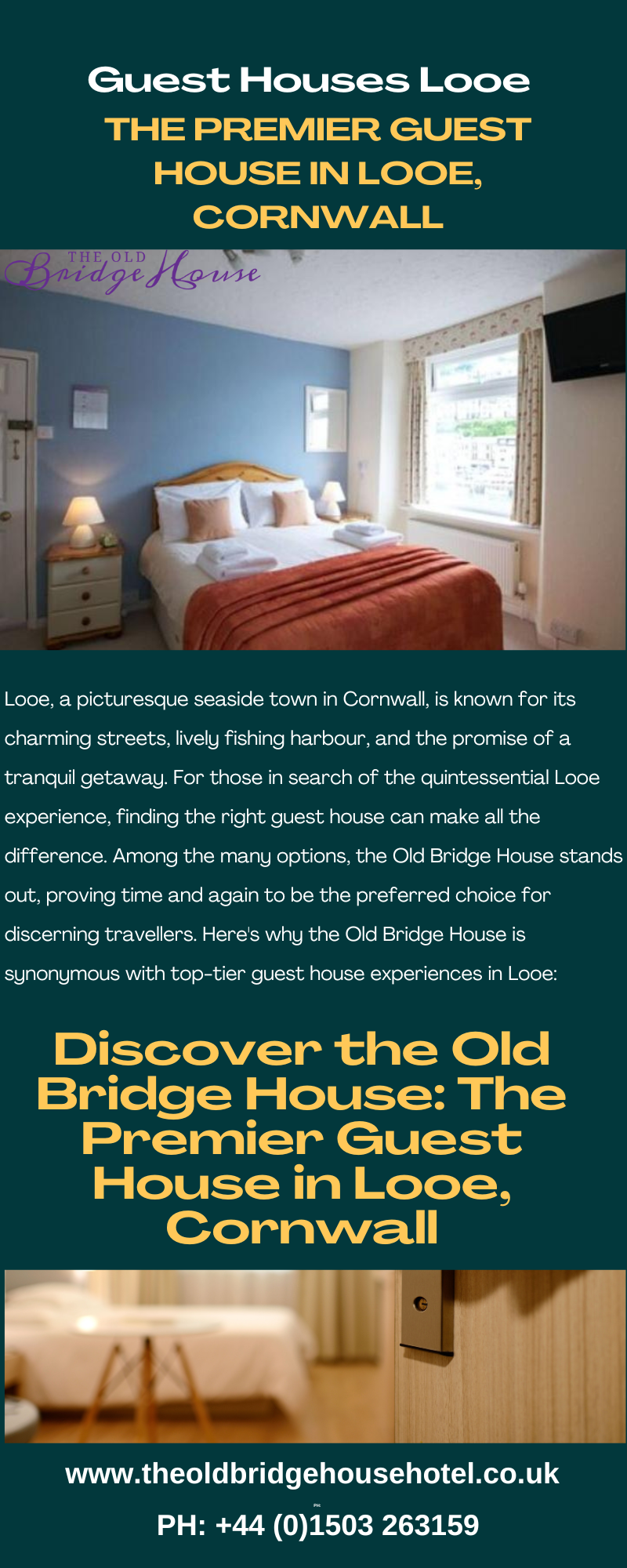 Guest Houses Looe - The Old Bridge House - Medium
