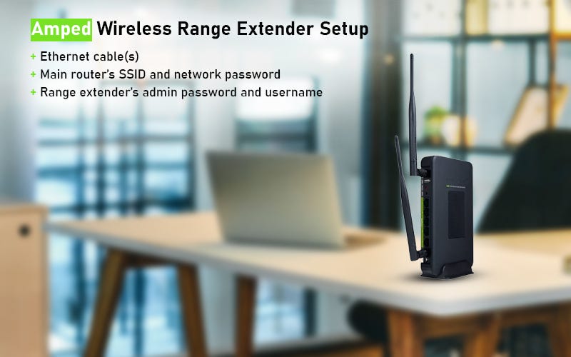 Step-by-step Guide for Amped Wireless range extender setup - Henry ...