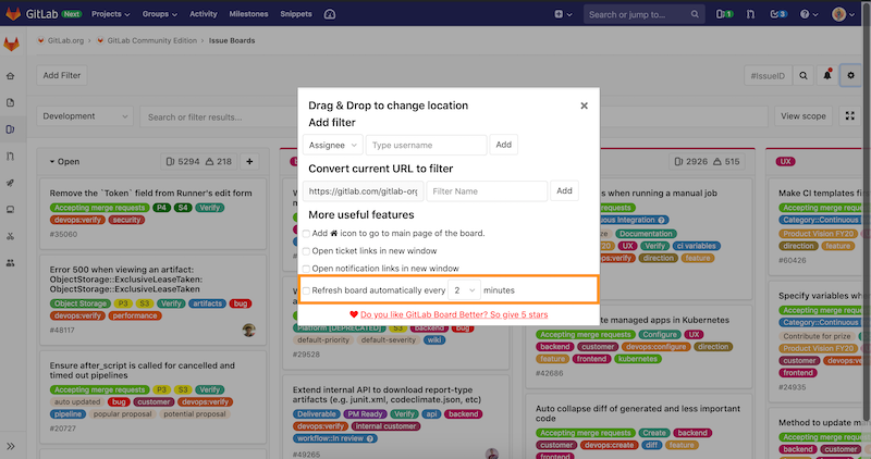 Refresh GitLab Board Automatically | by Erez Hadas-Sonnenschein | Medium