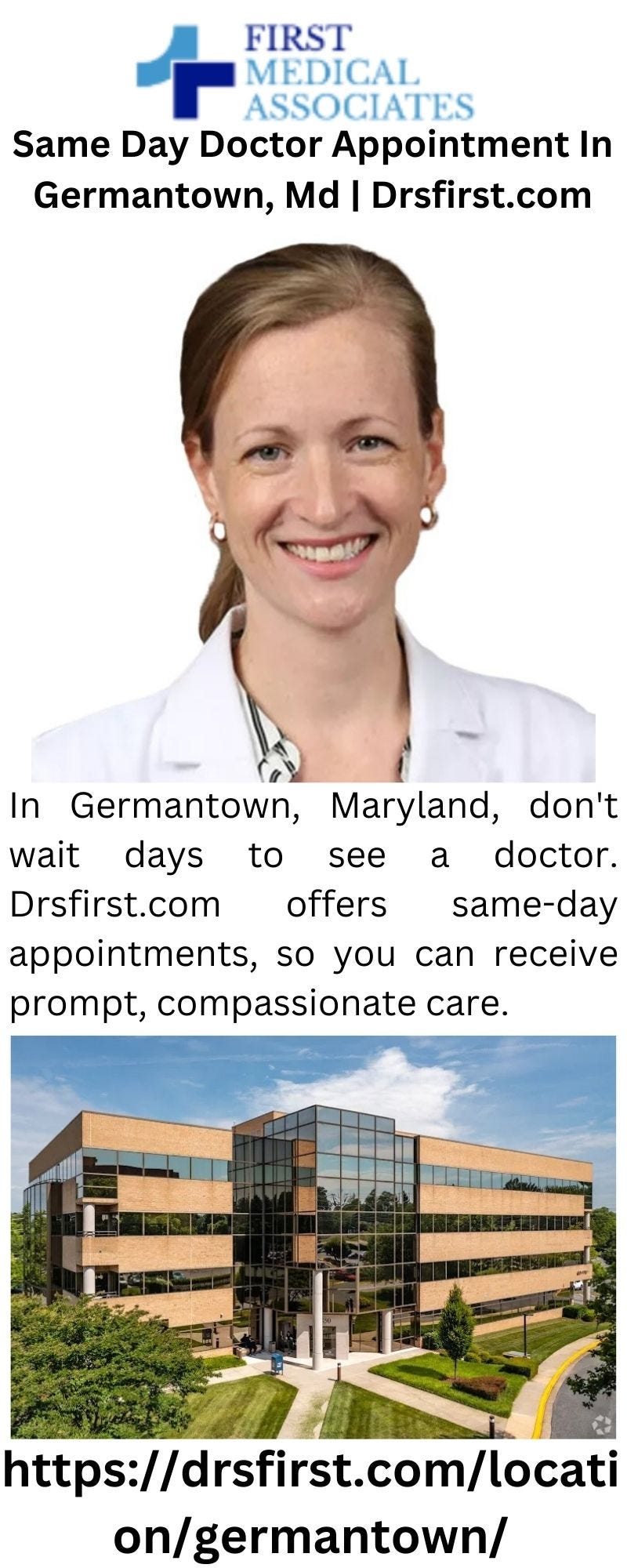 Same Day Doctor Appointment In Germantown, Md | Drsfirst.com - First ...