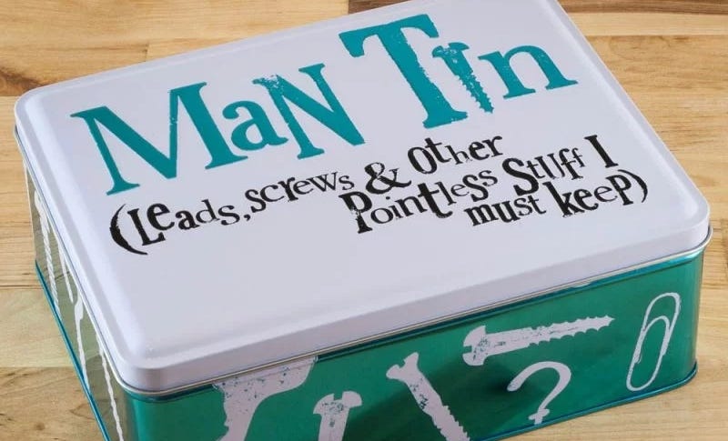 Cracking open the "man tin". Yesterday I was browsing through some ...