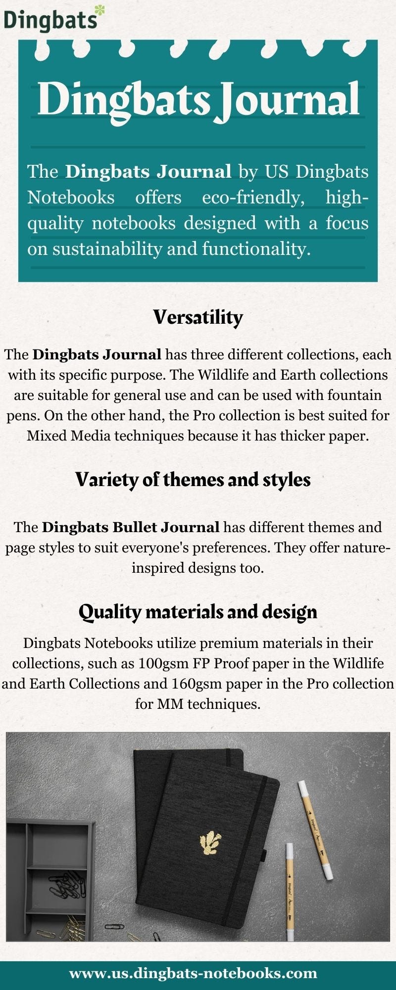 Dive Into Inspiration with Dingbats Journals! - dingbats notebooksUSA ...