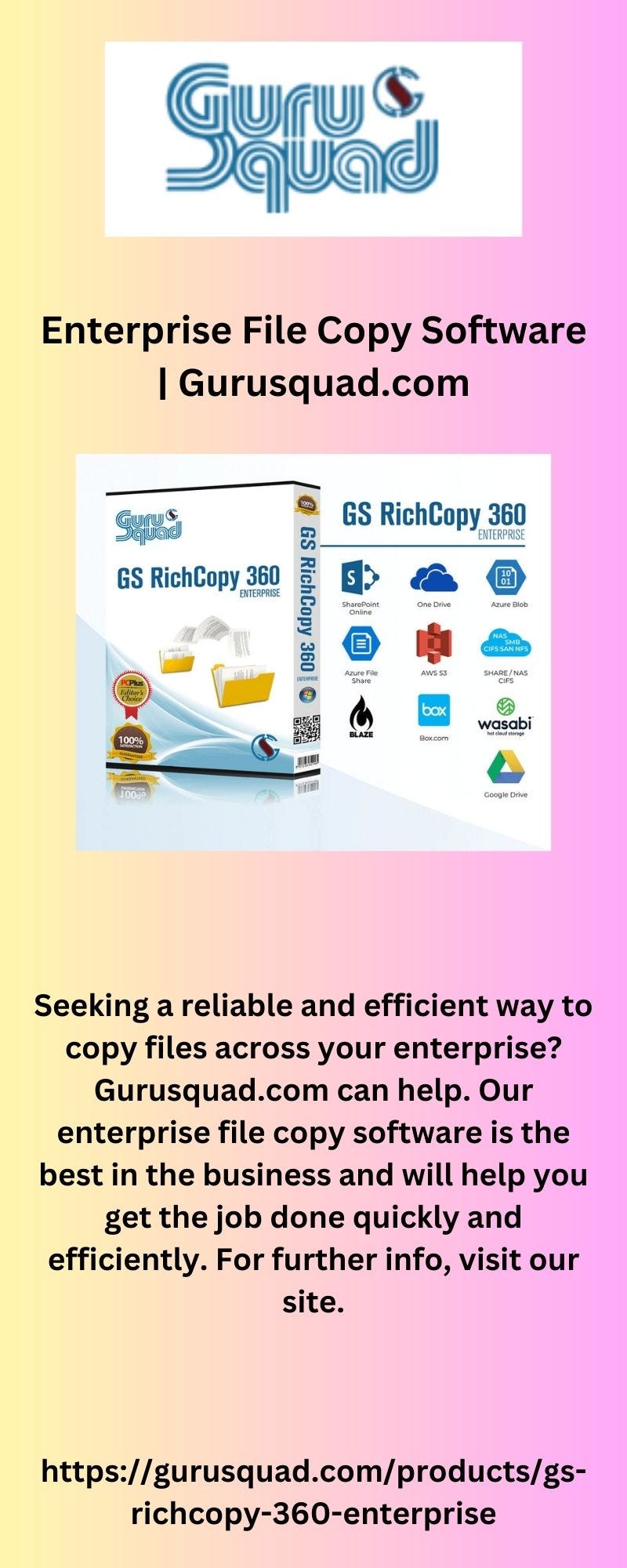 Enterprise File Copy Software | Gurusquad.com - guru squad - Medium