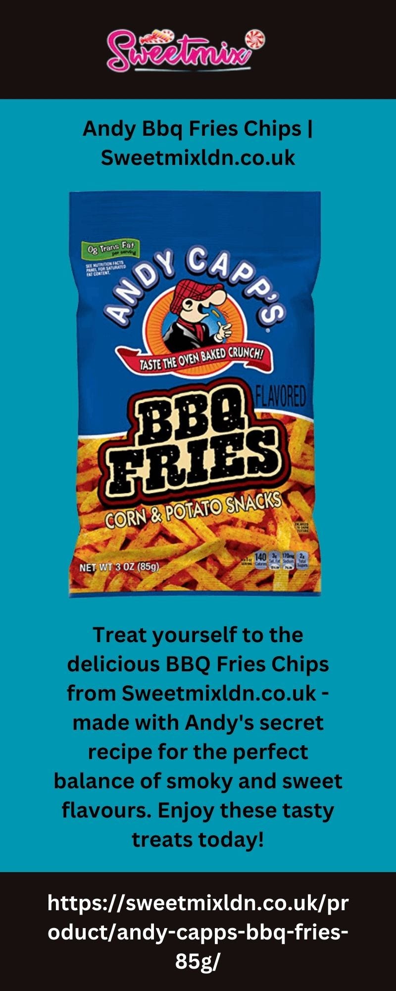 Andy Bbq Fries Chips | Sweetmixldn.co.uk - Sweet Mix American Candy ...