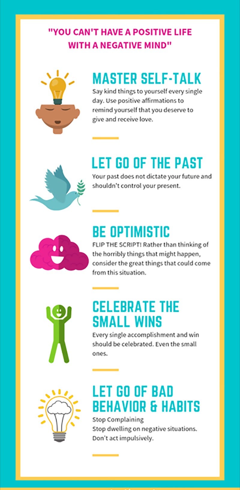 Positive thoughts and self-talk for mental and emotional well-being ...