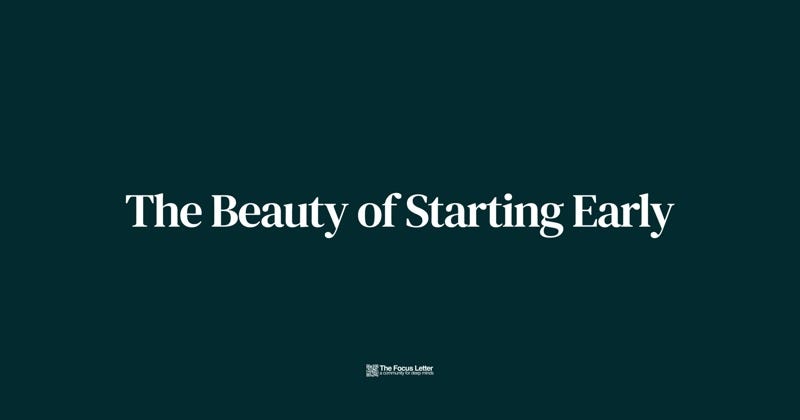 The Beauty of Starting Early. There’s something quietly powerful… | by ...