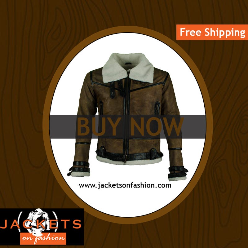 dunkin aviator fur cafe racer Leather Jacket | by Jennifer H.Westfall ...