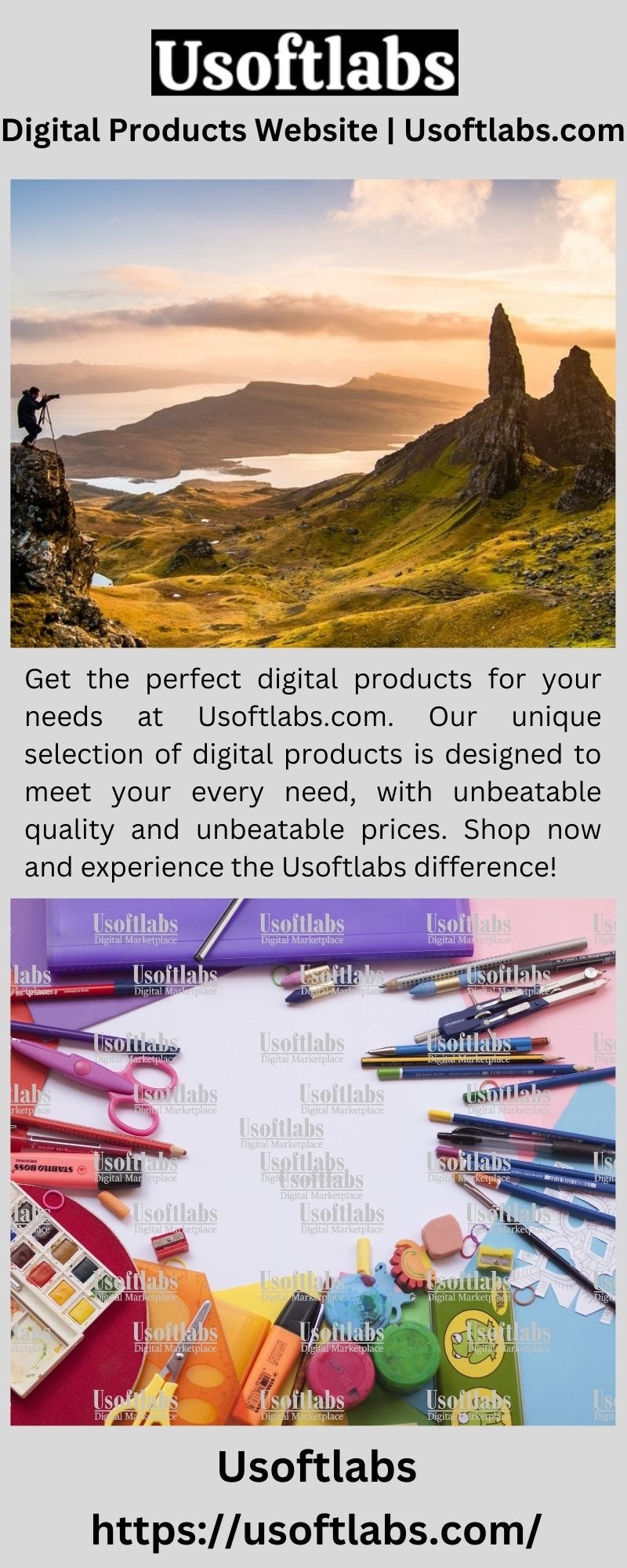 Digital Products Website Usoftlabs.com - Usoftlabs - Medium